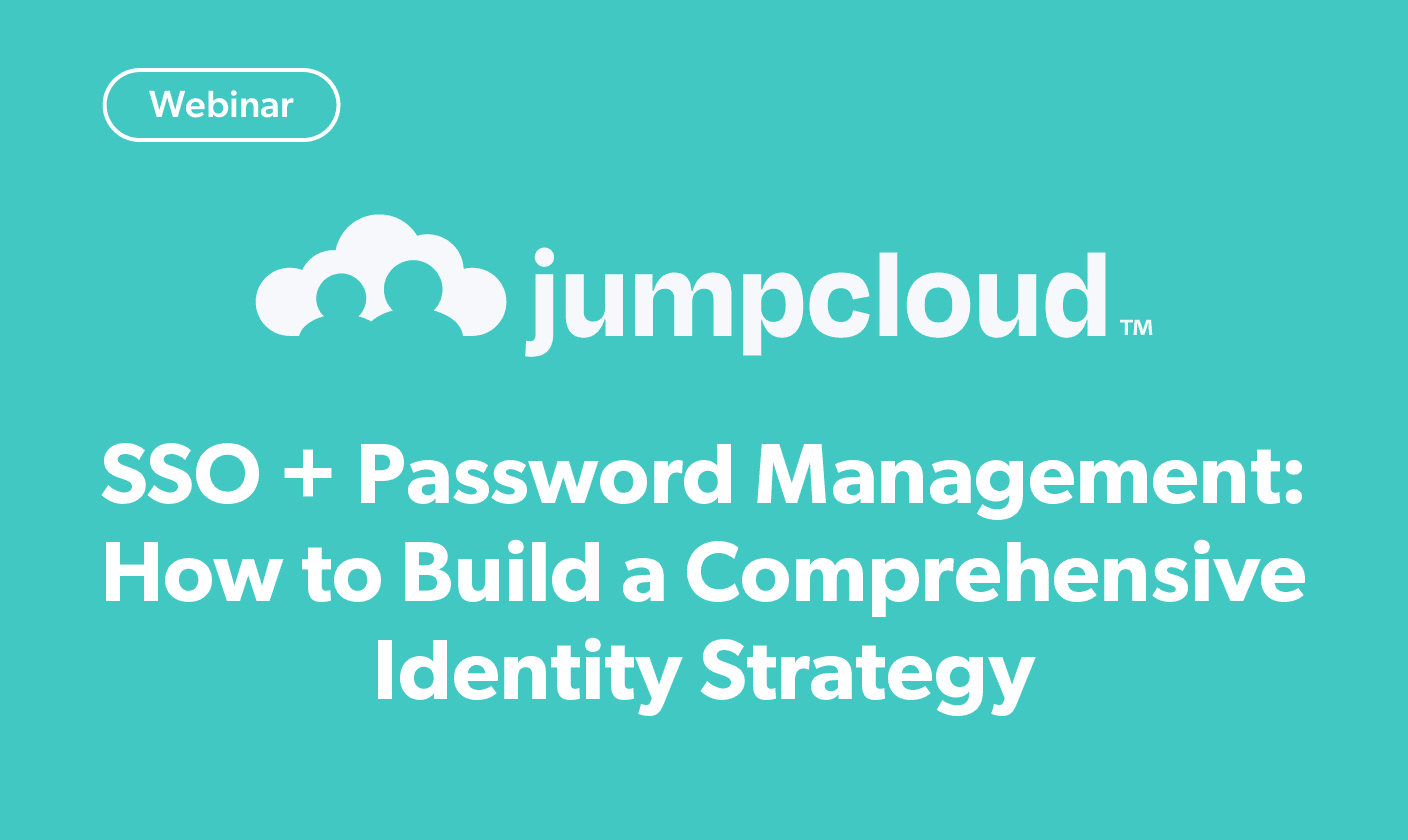 SSO + Password Management - JumpCloud